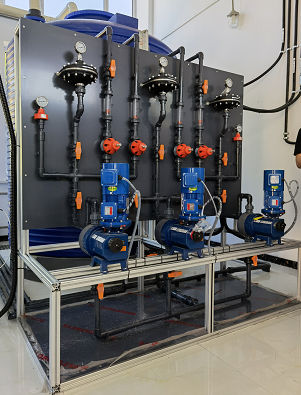 Large efficient on site sodium hypochlorite generator